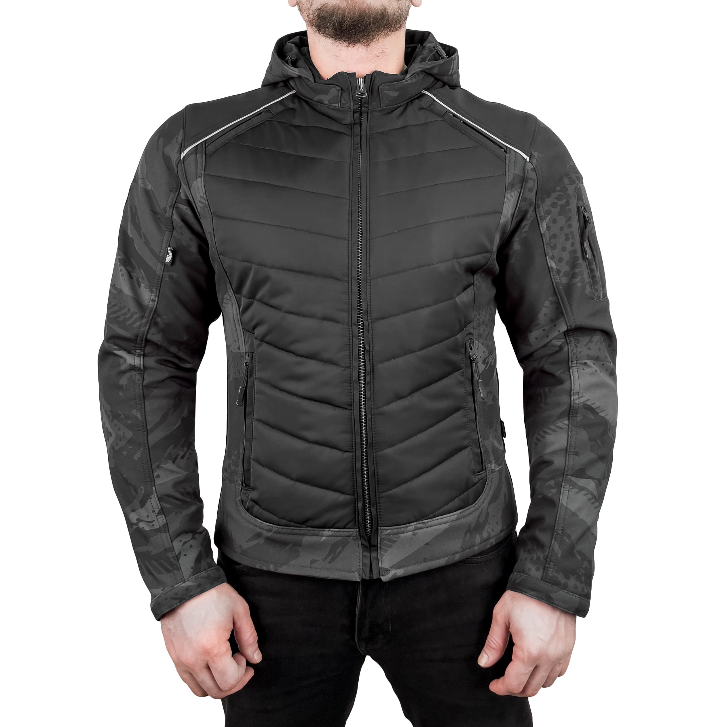 EVEREST Antra Camo Armoured Motorcycle Jacket