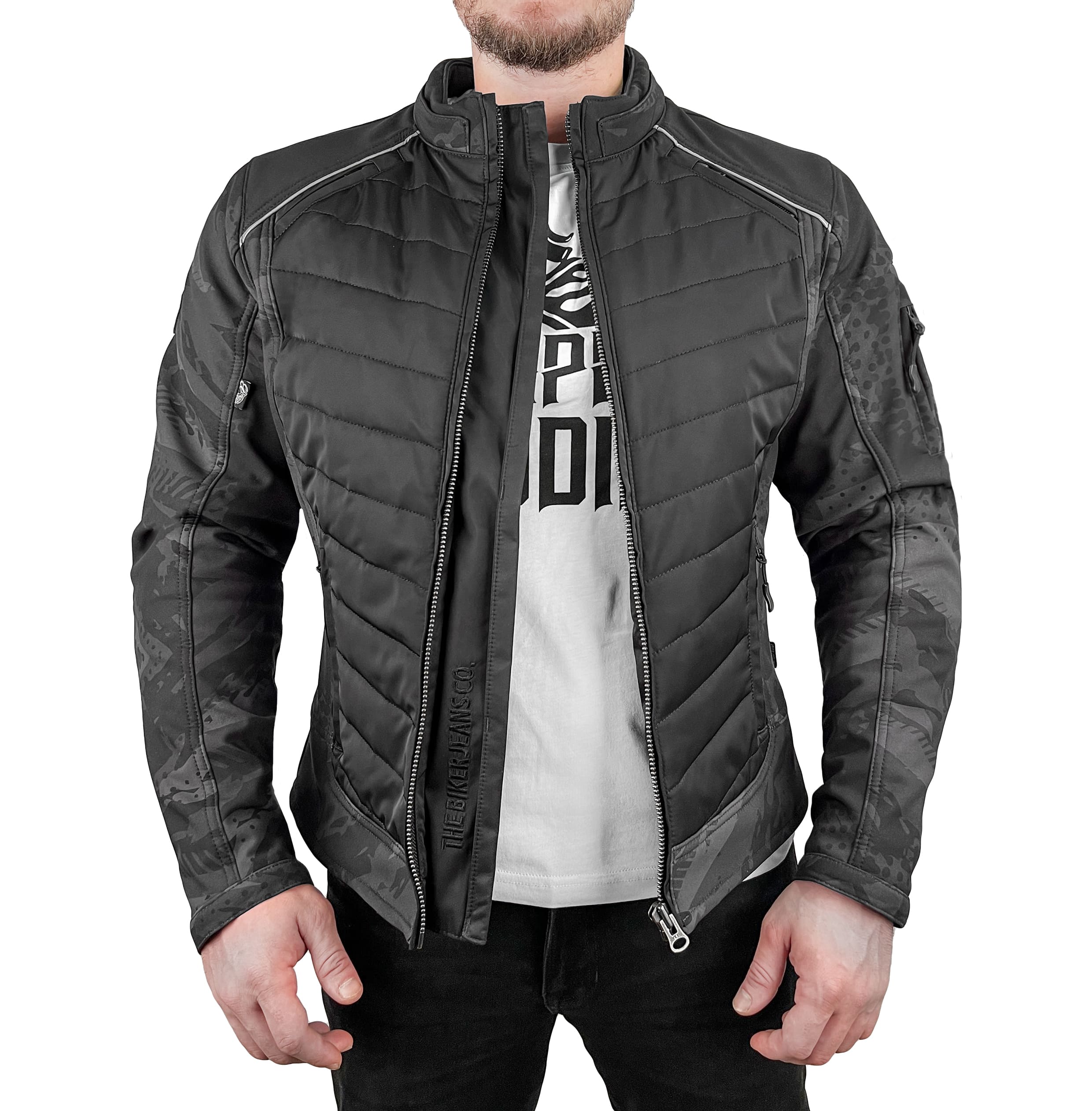 EVEREST Antra Camo Armoured Motorcycle Jacket