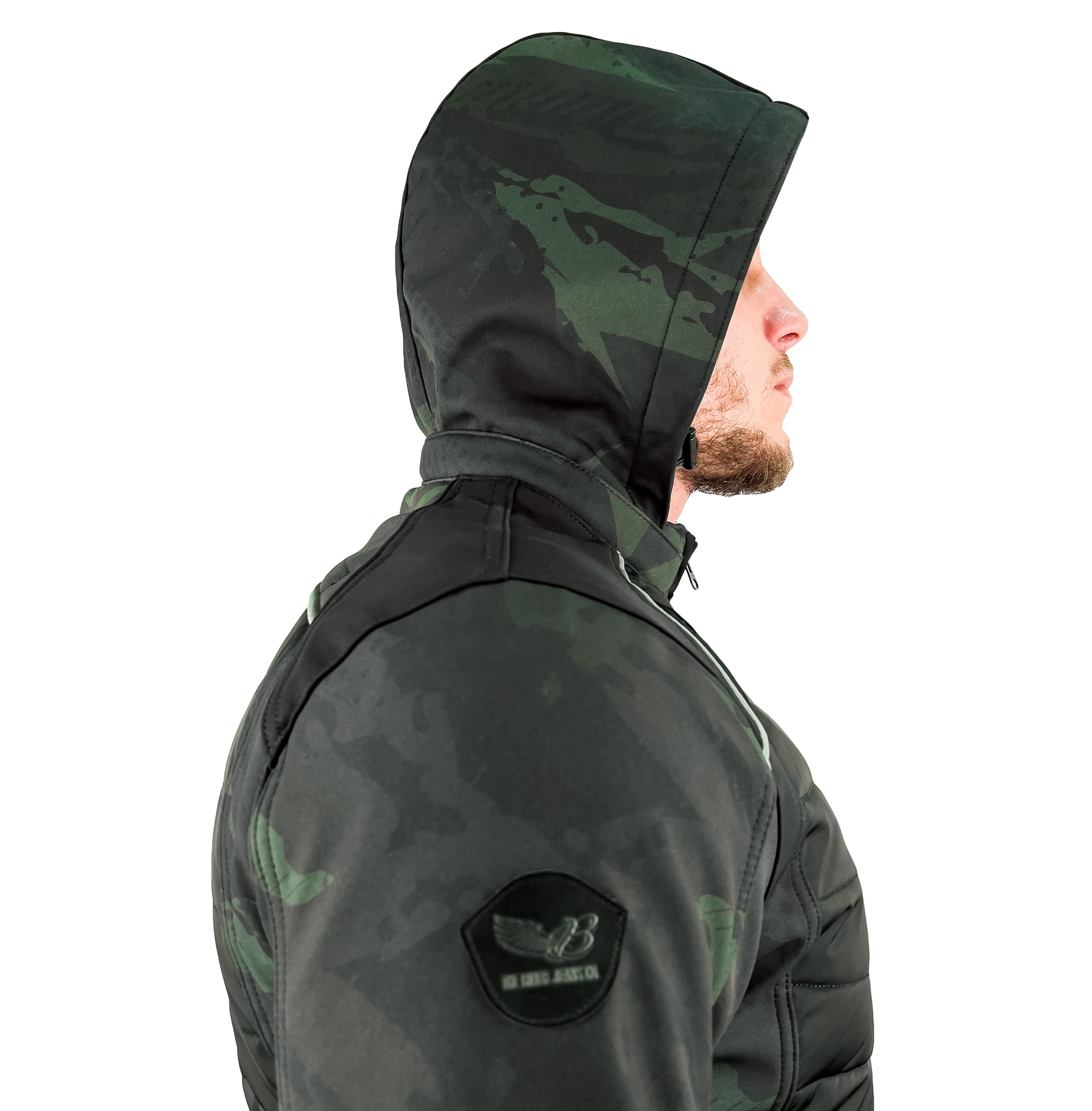 EVEREST Khaki Camo Armoured Motorcycle Jacket